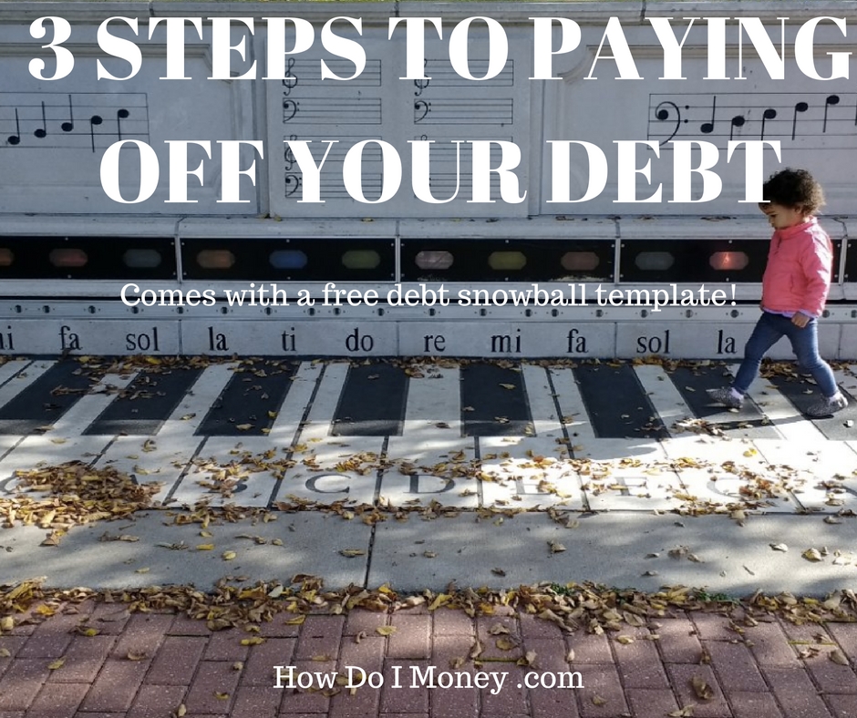 How to pay off debt in three steps. (Plus a free debt snowball template ...